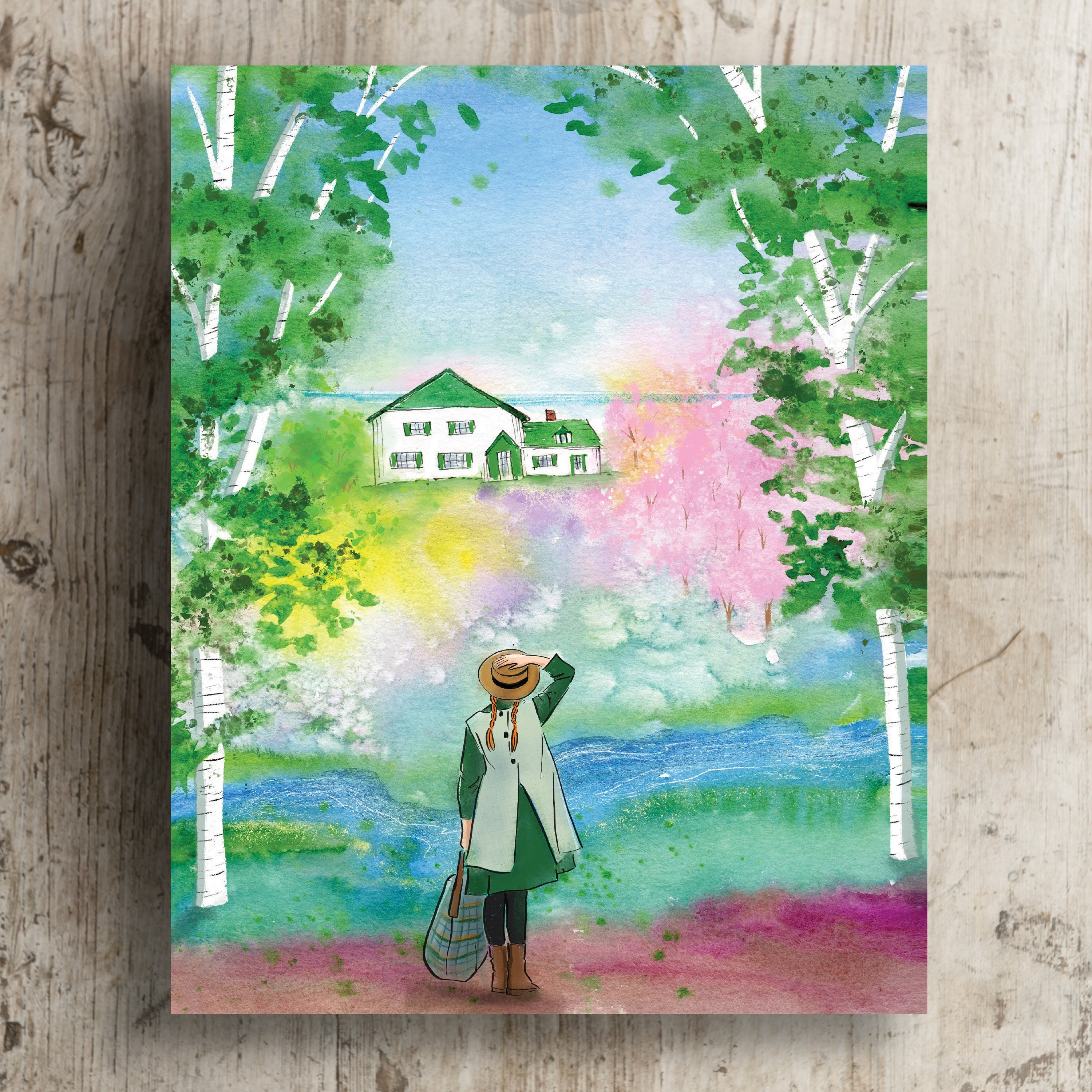 Anne of Green Gables Watercolor Art Print 2 Sizes - Etsy