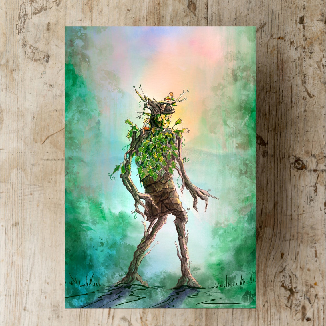 Treebeard, Merry, and Pippin Art Print - Etsy