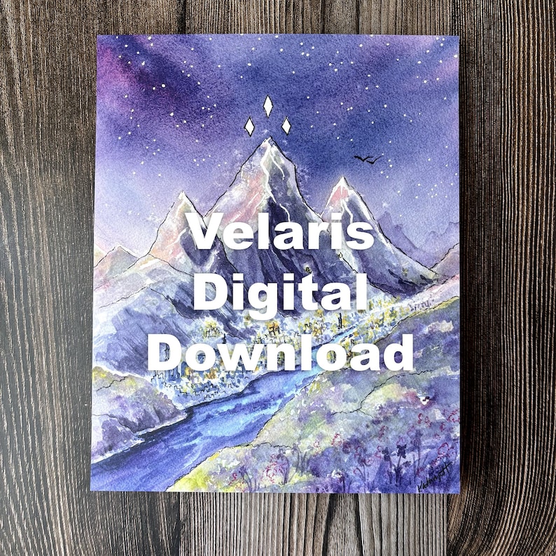 ACOTAR Velaris Mt Ramiel 8 X 10 Digital Download - Etsy