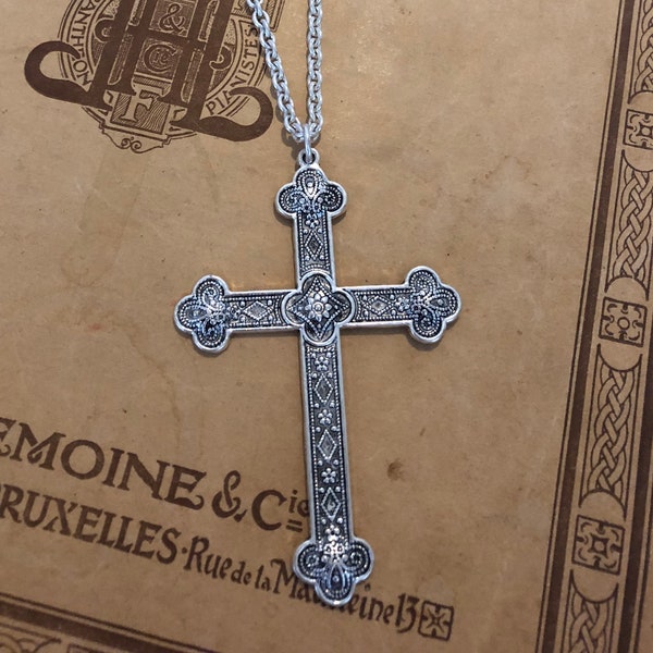 Ornate Cross Pendant - Etsy
