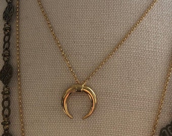 Abalone Shell Horn Necklace/abalone Shell Necklace/shell Necklace/shell ...