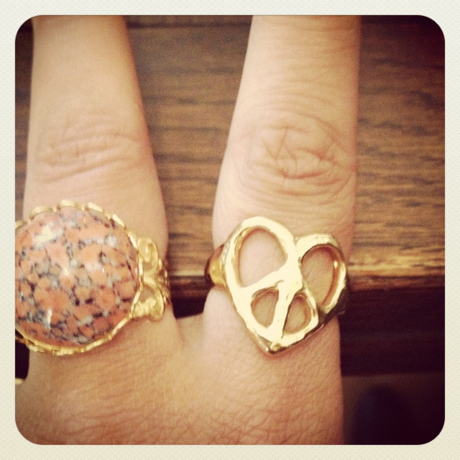 Peace & Love Ring - Etsy