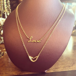 Love Necklace - Etsy