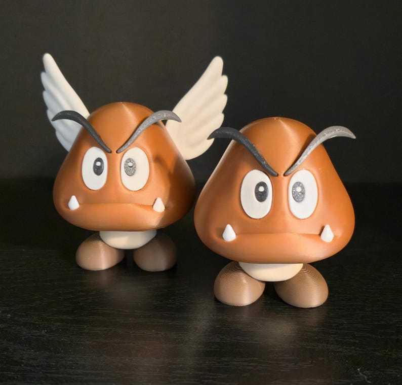 3D Printed Mario Characters!!! Shy Guy, Goomba, Thwomp and More! You ...