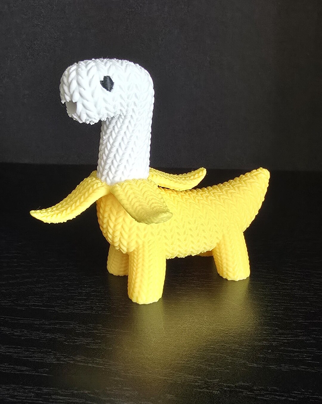 Knitted Bananasaurus Dinosaur Figure!! - Etsy