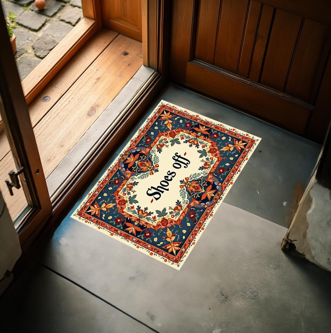 Please Take off Your Shoes Mat,shoes off Welcome Mat,welcome Mat,door ...