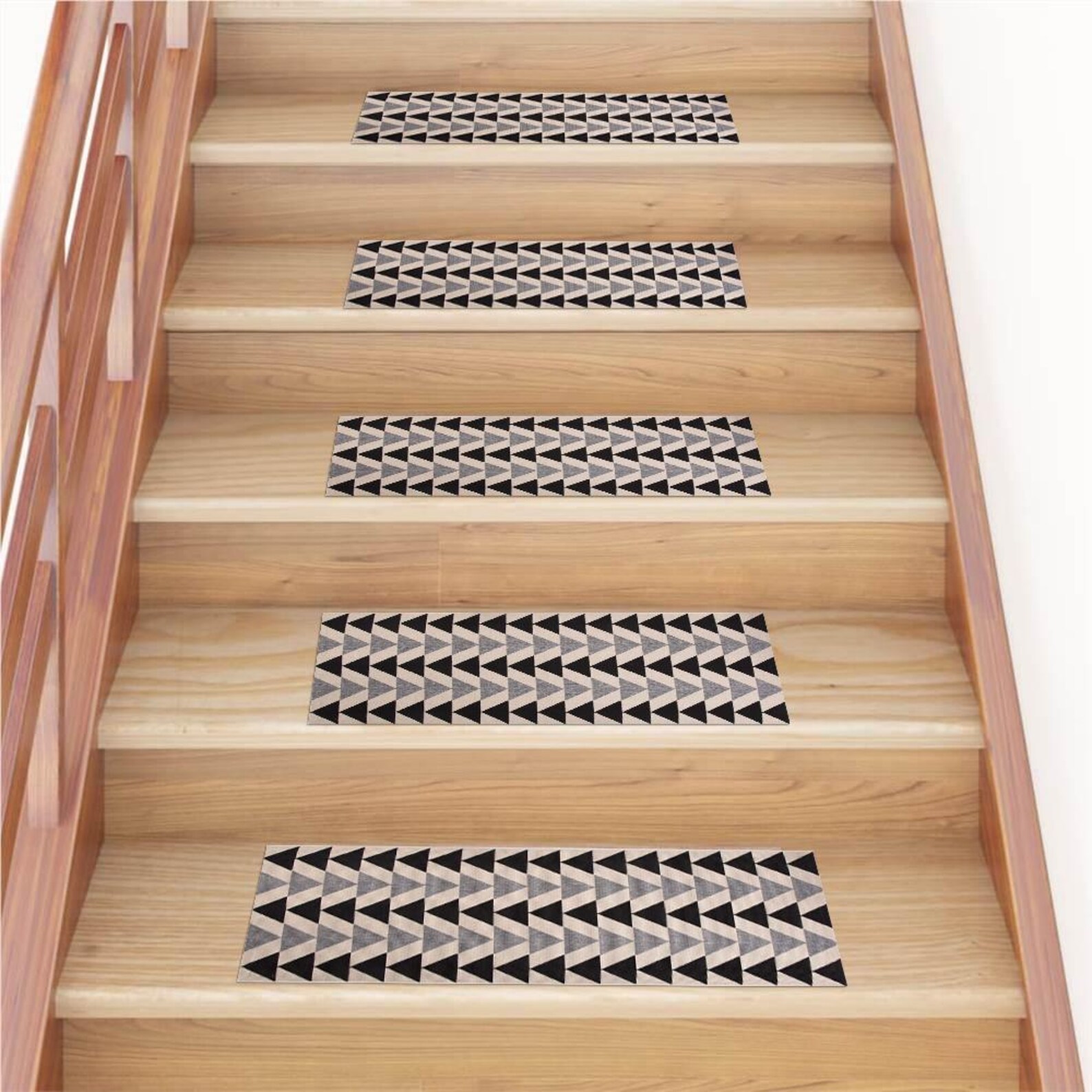 Geometric Pattern Stair Treads,pattern Rug, Treads Mat,stair Runner Rug ...