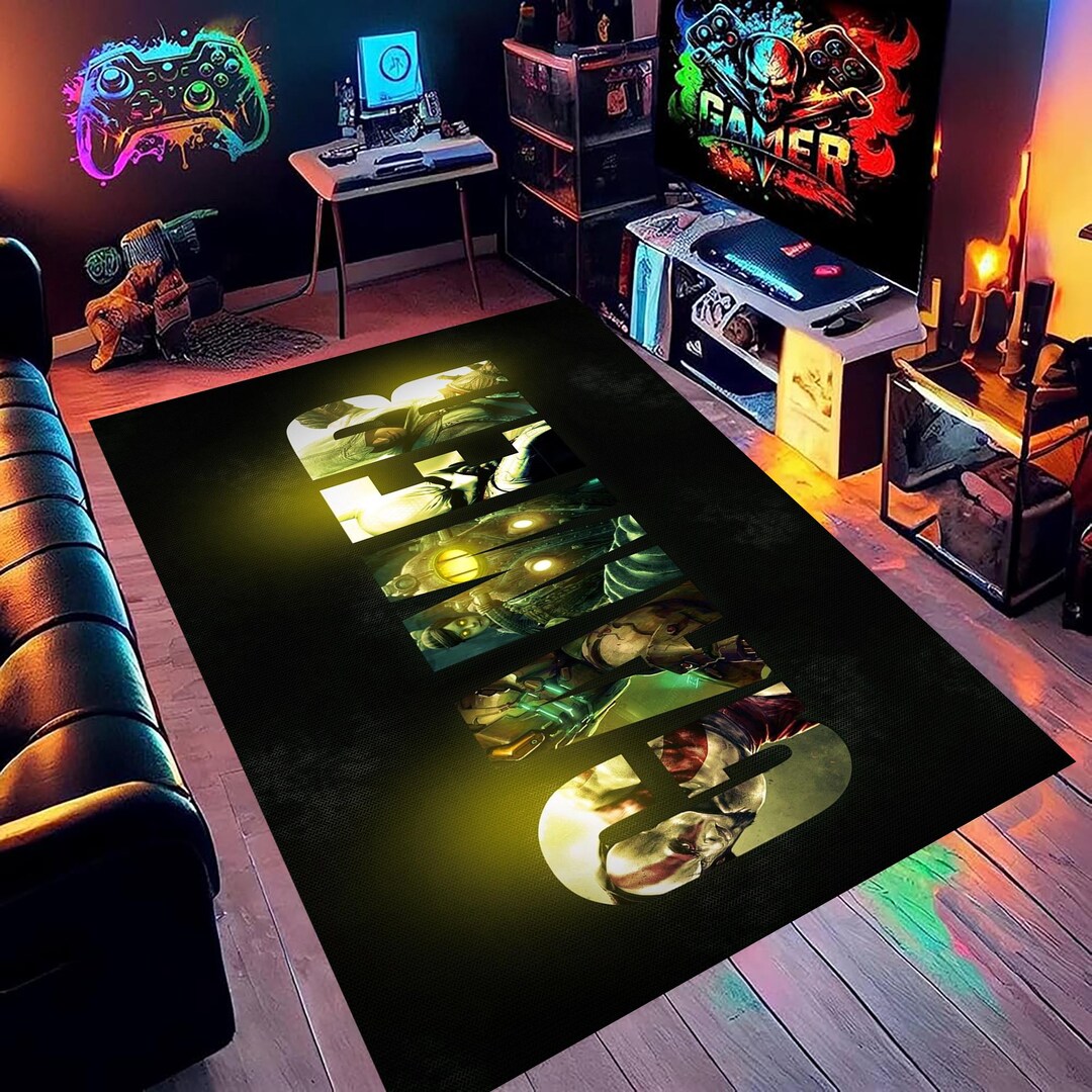 Gaming Shaped, Game Controller Rug, Video Game Console Shape Carpet ...