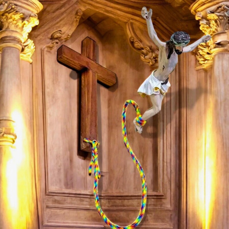 Bungee Jumping Jesus - Etsy