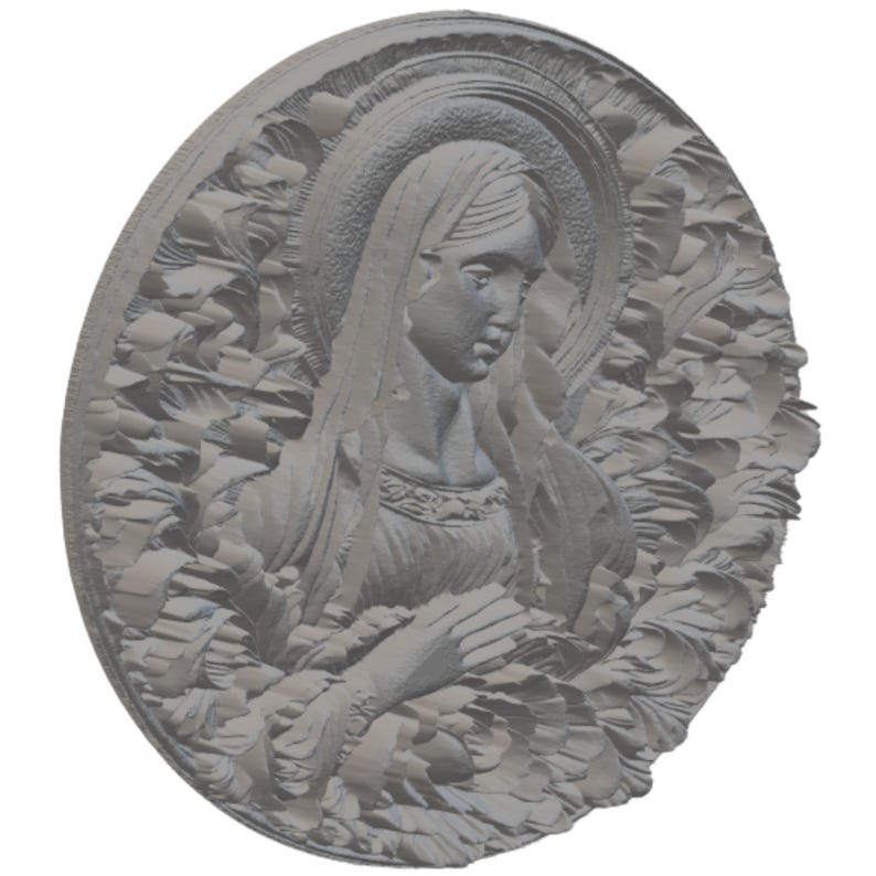 3D Relief STL File | Embossing | Depth, Height Map | Resin | Laser ...