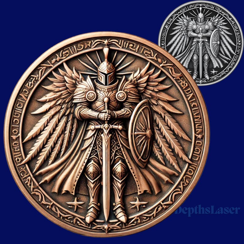 Armor of God Laser Engraving File: 3D Illusion PNG, SVG, PDF (glowforge ...