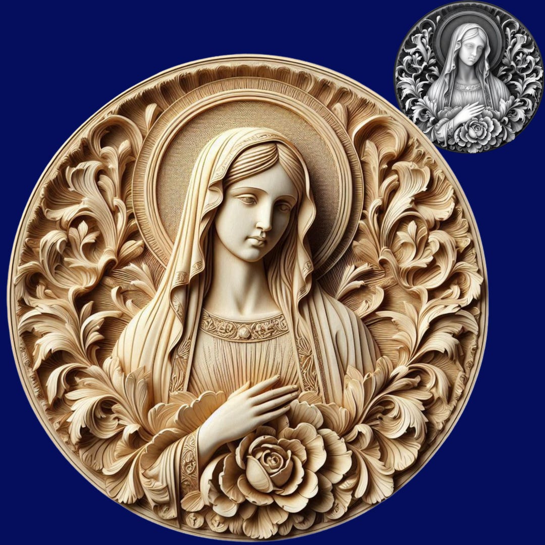 3D Relief STL File | Embossing | Depth, Height Map | Resin | Laser ...