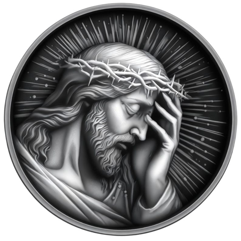 Jesus Christ 3D Laser File | Depth Map | PNG File | Depth Engraving ...
