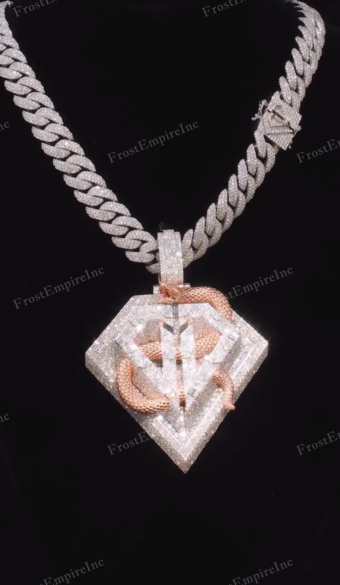 Custom Logo Pendant, Personalised Hip Hop Pendant, Custom Iced Out Logo ...