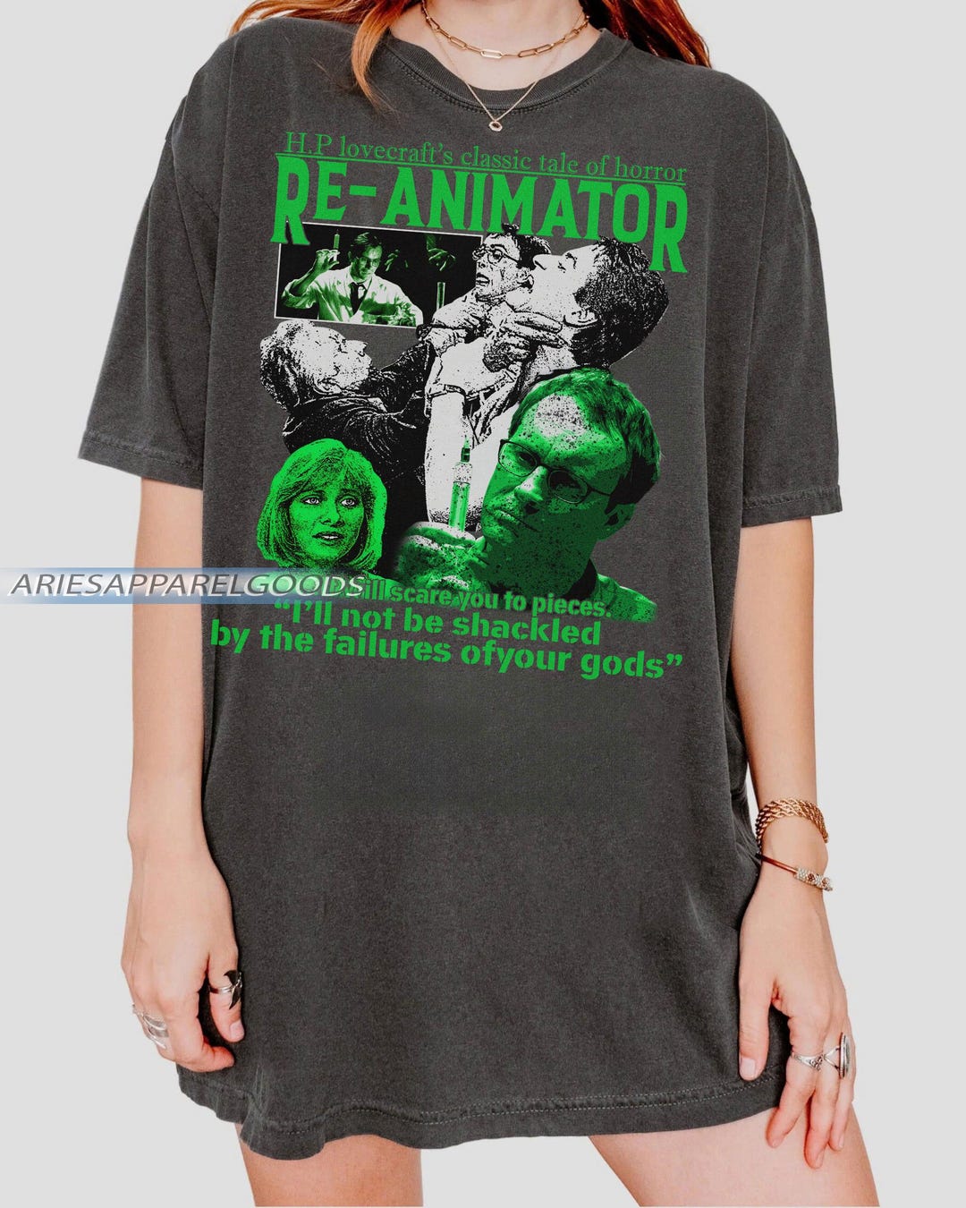 Re-animator 1985 Shirt -80s Horror Shirt,retro Movie Shirt,vintage ...