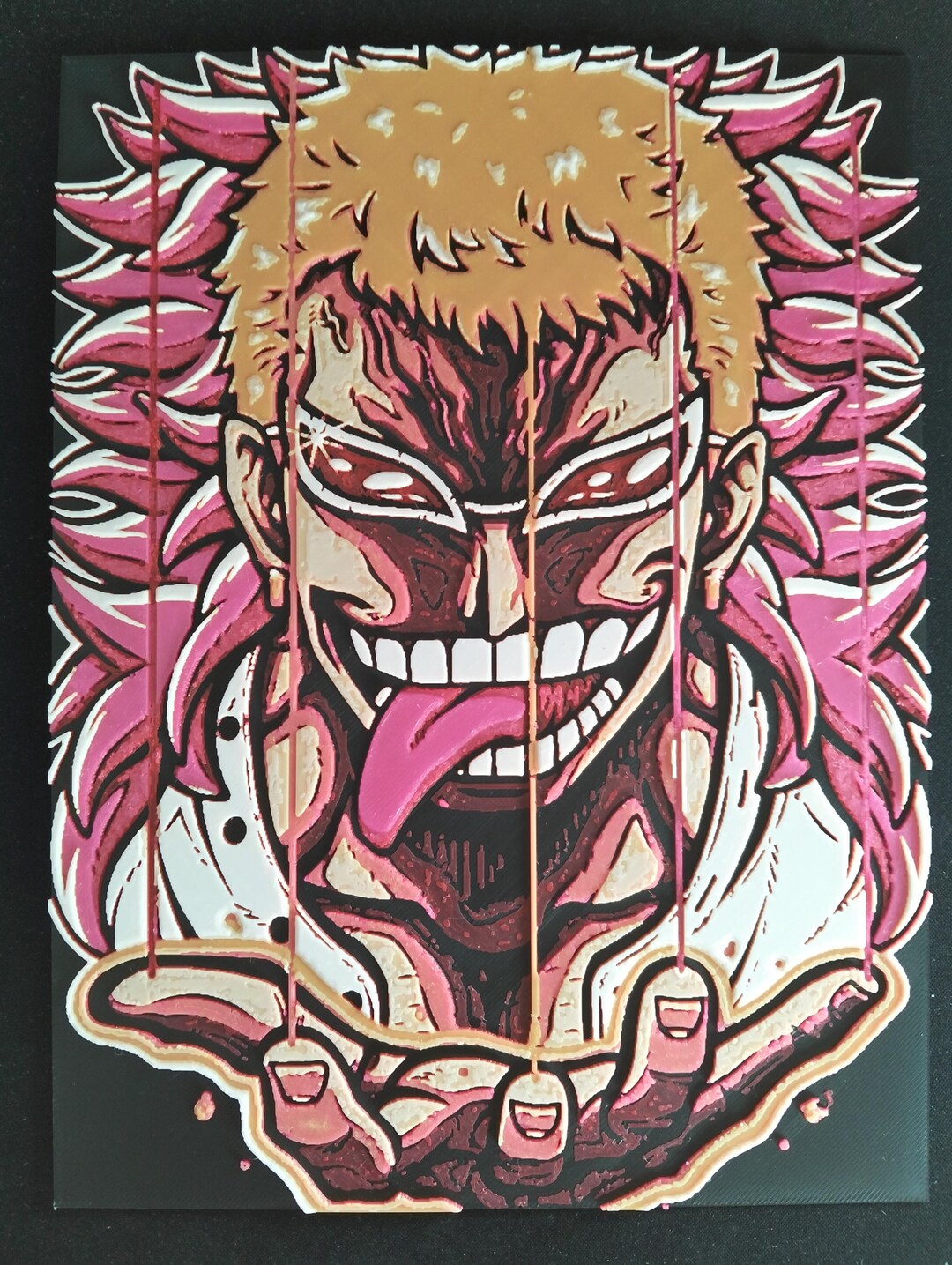 DOFLAMINGO One Piece - 3D Printing Manga - 3D Poster/painting - Etsy