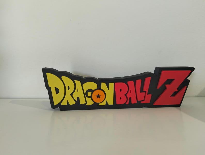 DBZ Logo- 3D Printing Manga - Dragon Ball Z - Etsy