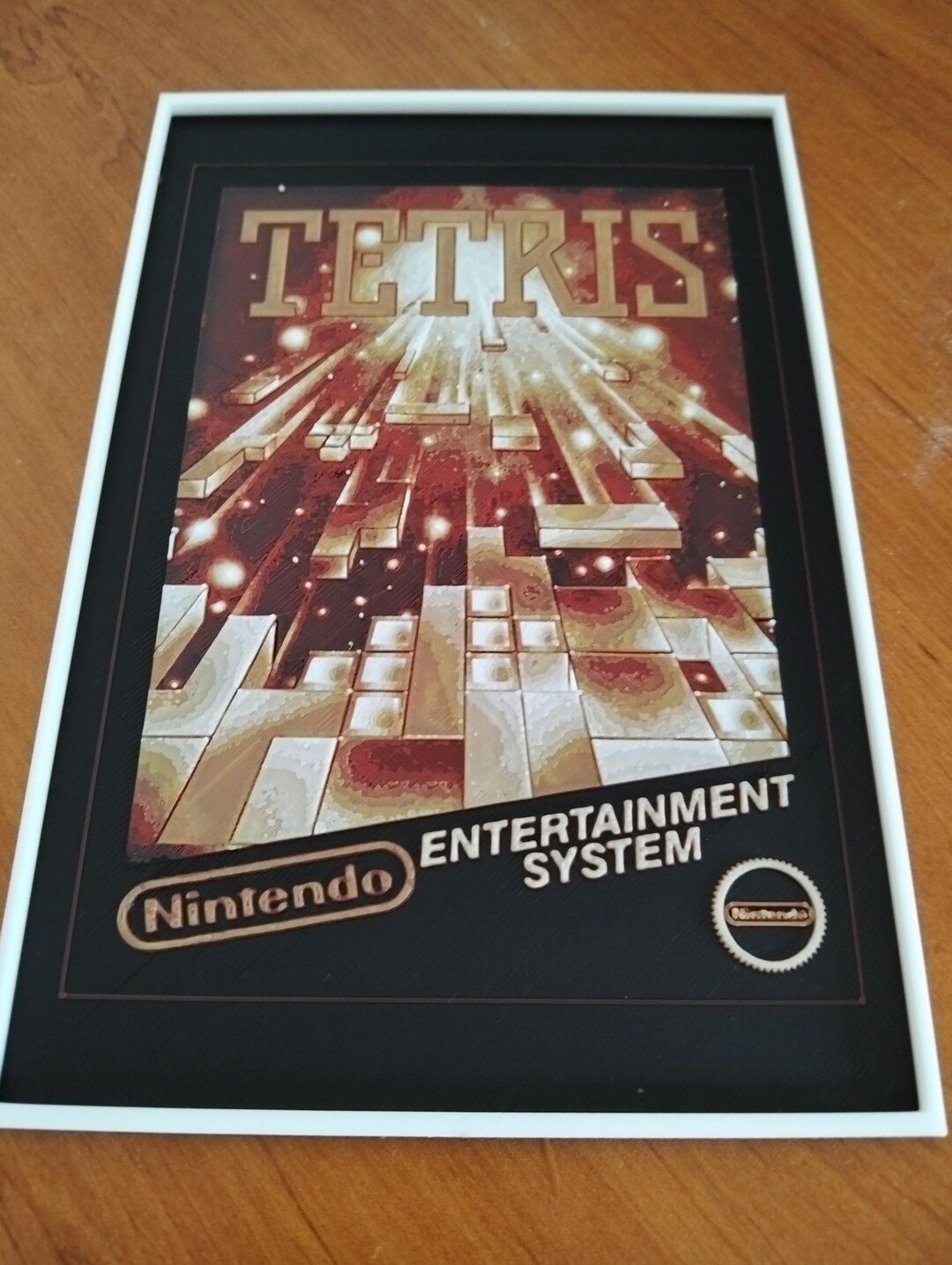 Tetris - 3D Printing - 3D Poster/tableau - Hueforge - Etsy