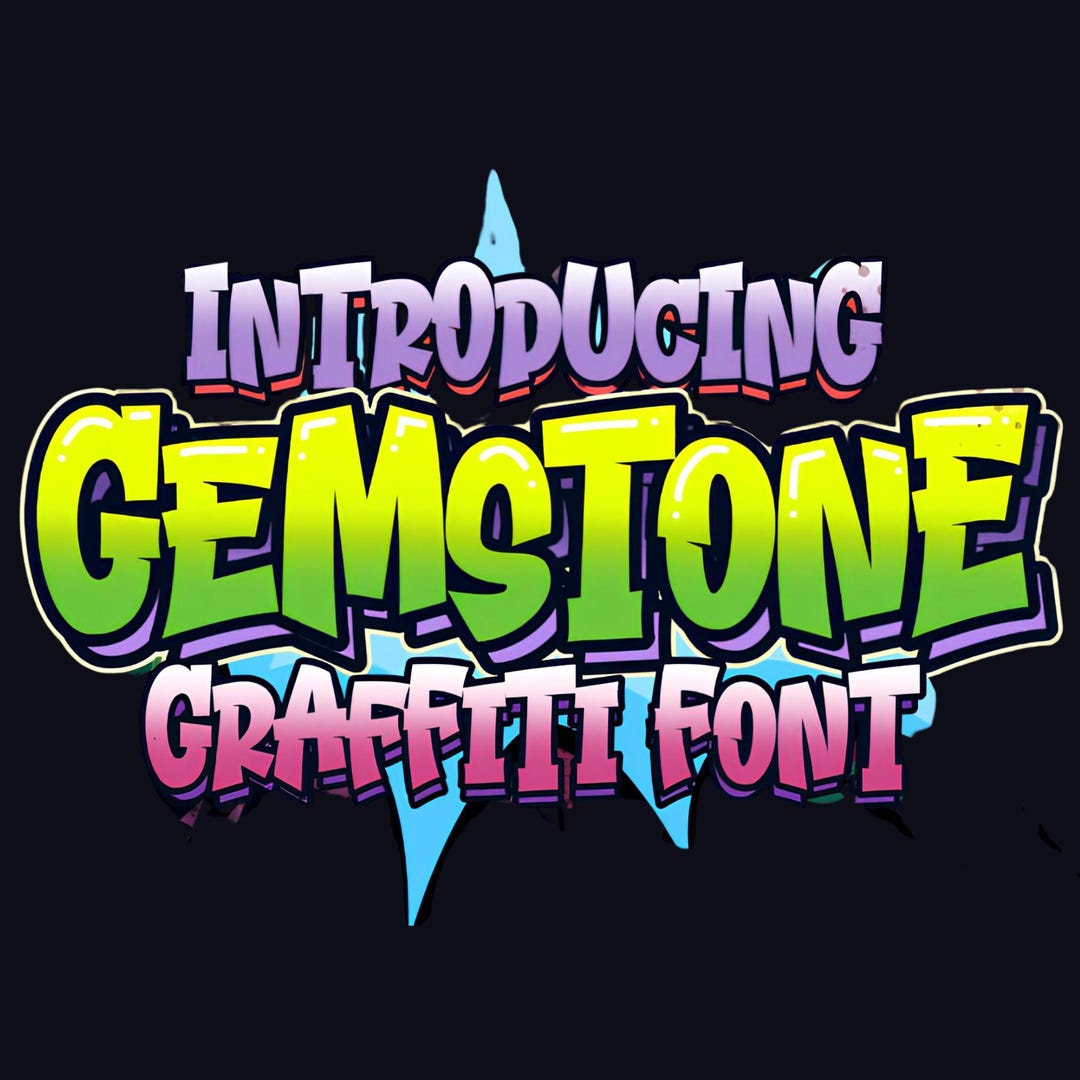 Gemstone Font, Trendy Font, Alpha, Handwritten Font, Silhouette Font ...