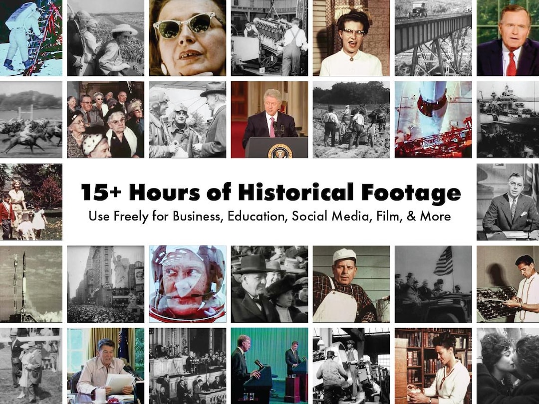 Historical Film Footage Digital Download | 15+ Hours of WWII, JFK, NASA ...