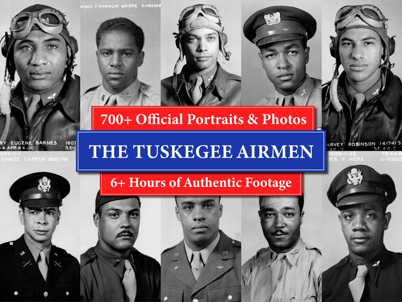 Tuskegee Airmen WWII Digital Download | 750+ Black History Photos ...