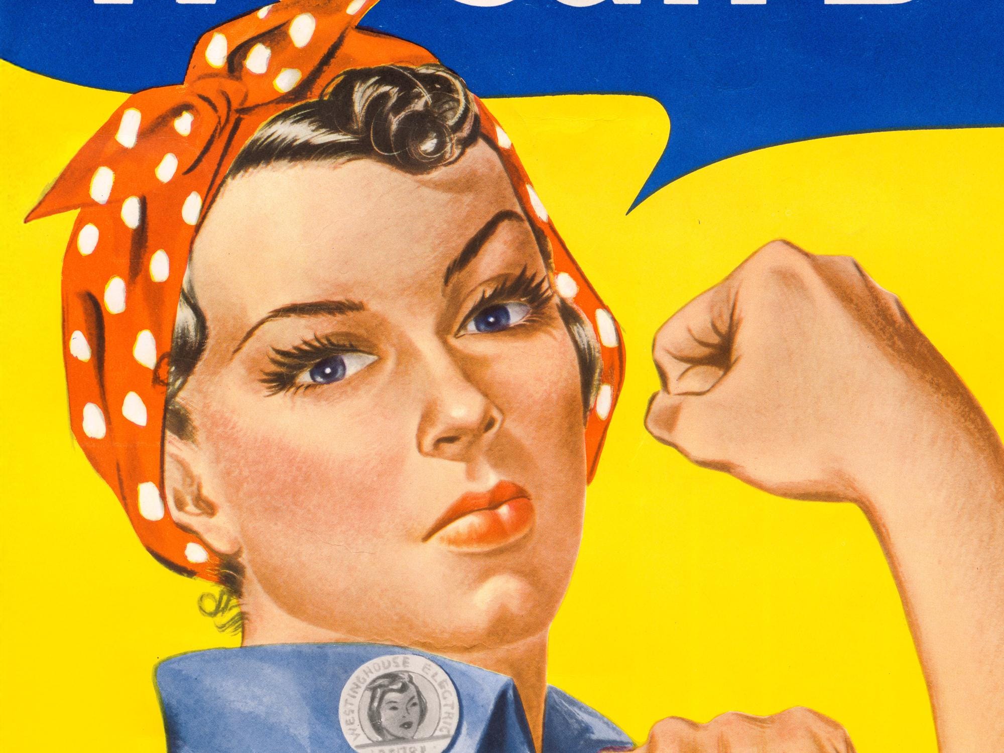 Rosie the Riveter Poster: WWII Women's Empowerment Art (digital ...