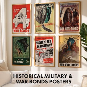 WWII History Posters Mega Bundle: 2400+ Vintage War Propaganda Prints ...