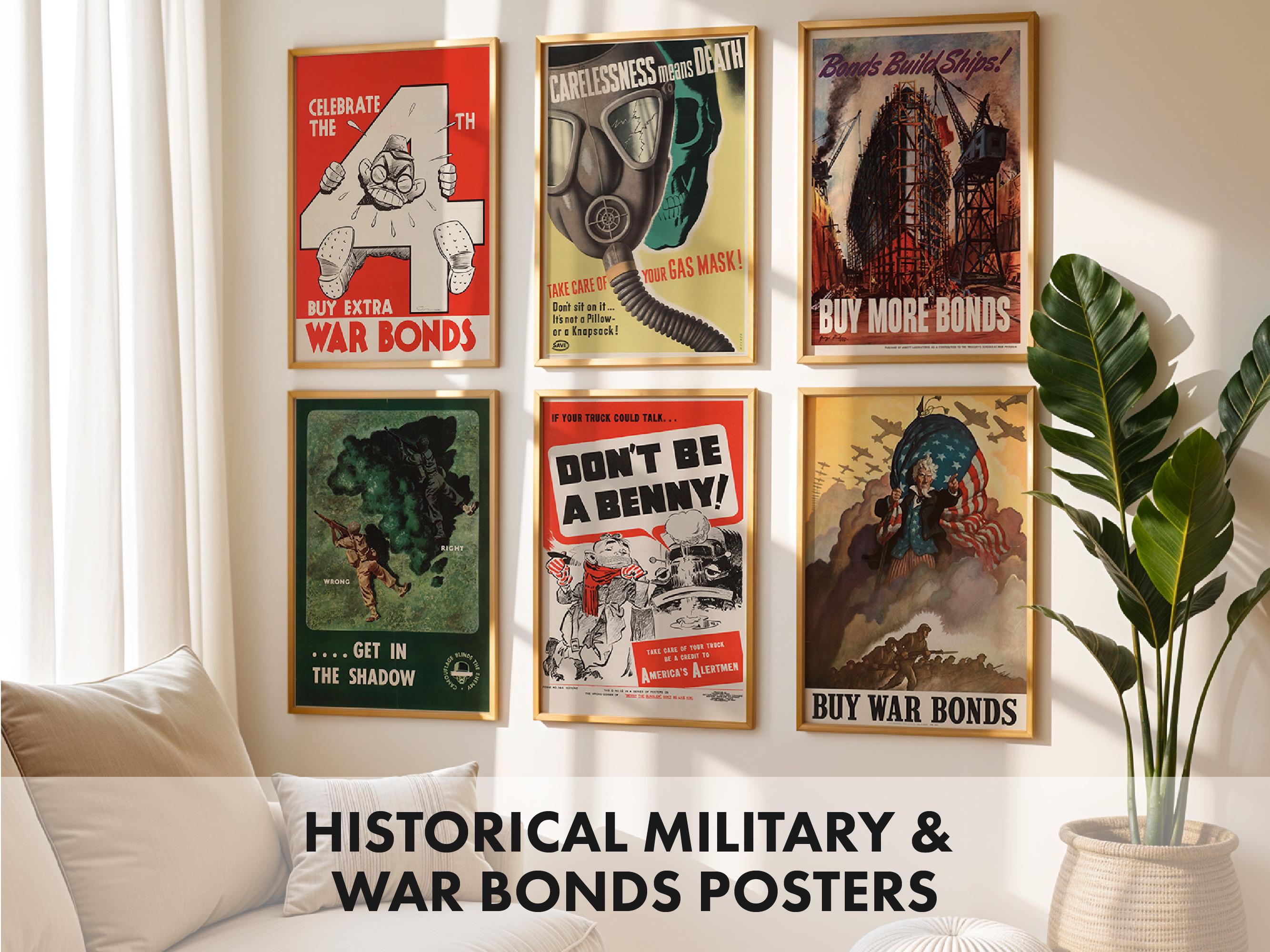 WWII History Posters Mega Bundle: 2400+ Vintage War Propaganda Prints ...
