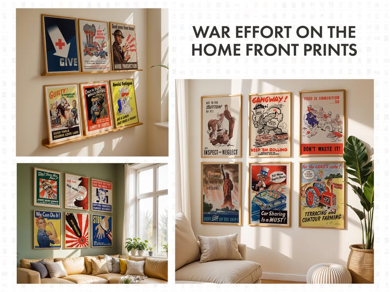 WWII History Posters Mega Bundle: 2400+ Vintage War Propaganda Prints ...