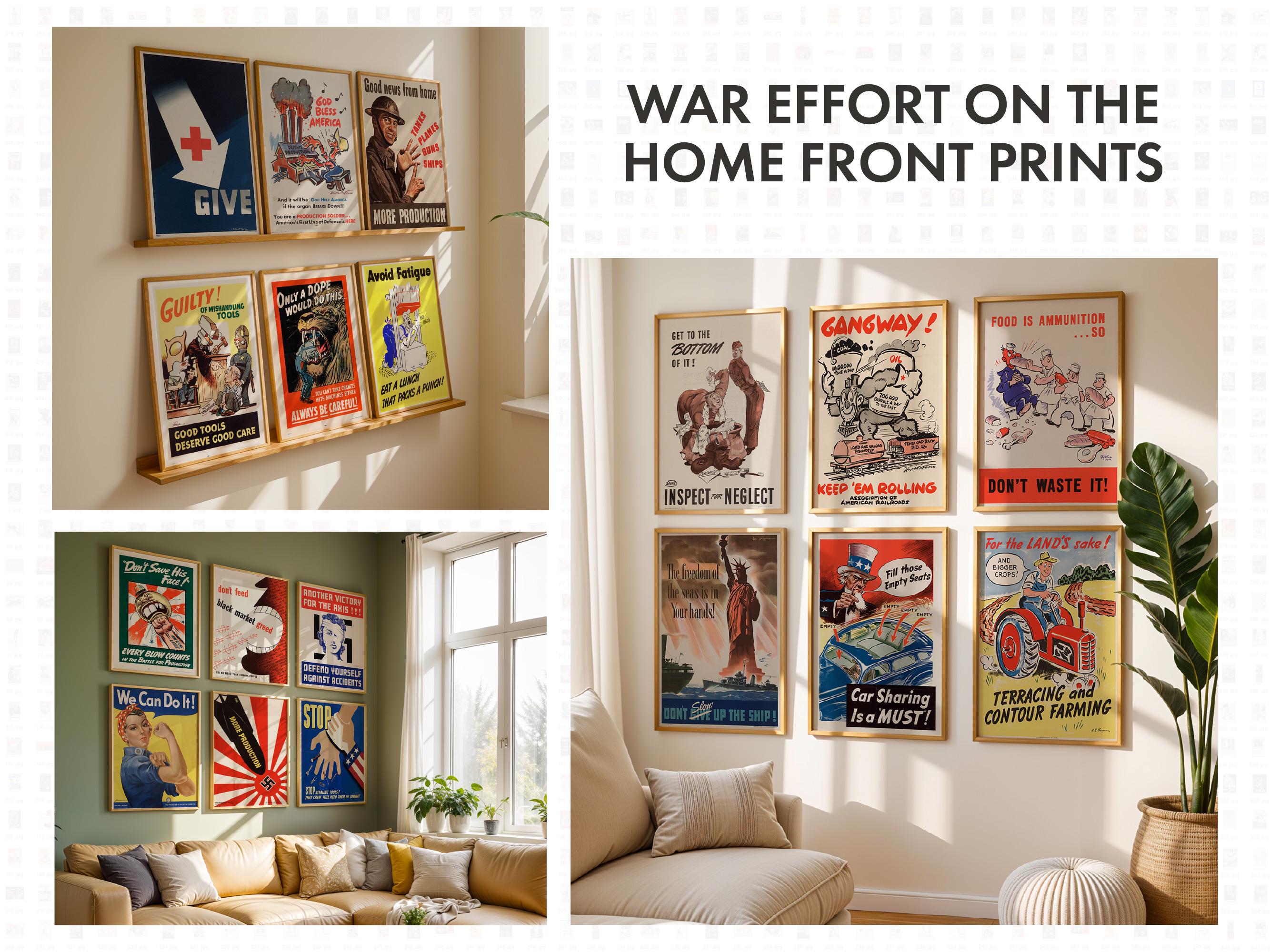 WWII History Posters Mega Bundle: 2400+ Vintage War Propaganda Prints ...