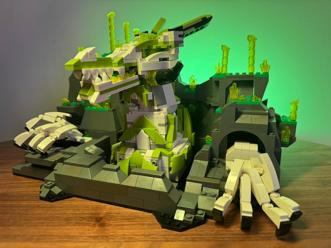 OSRS Great Olm Chambers of Xeric LEGO MOC Runescape Phase 1,2 and 3 ...