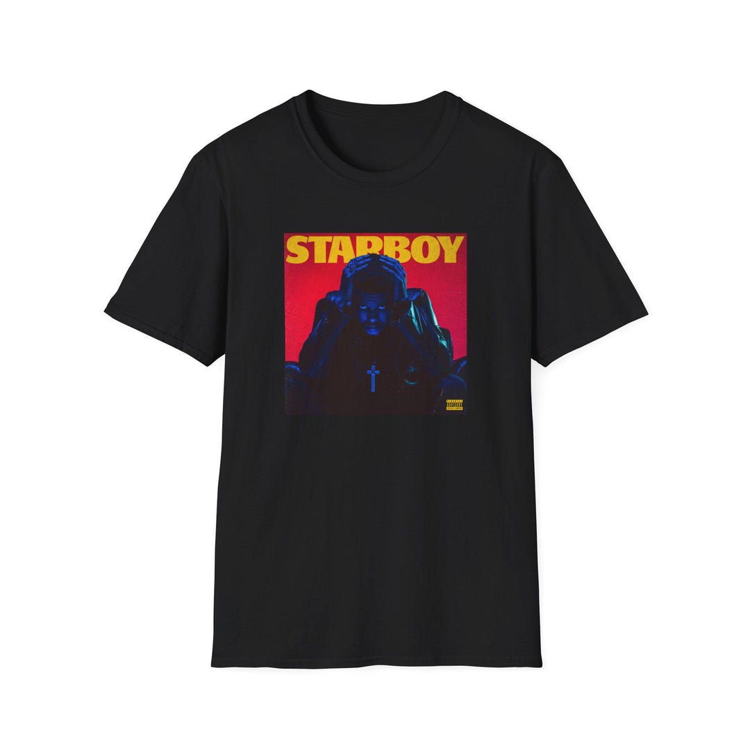 The Weeknd Merch, Rapper T Shirt, Starboy T Shirt - Etsy