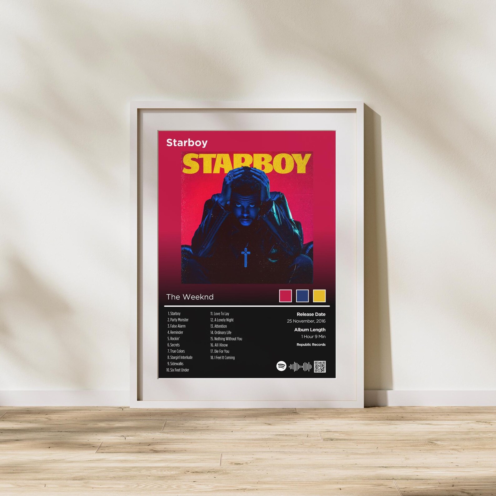 A Set of the Weeknd Album Cover Posters With QR Code, DIGITAL DOWNLOAD ...