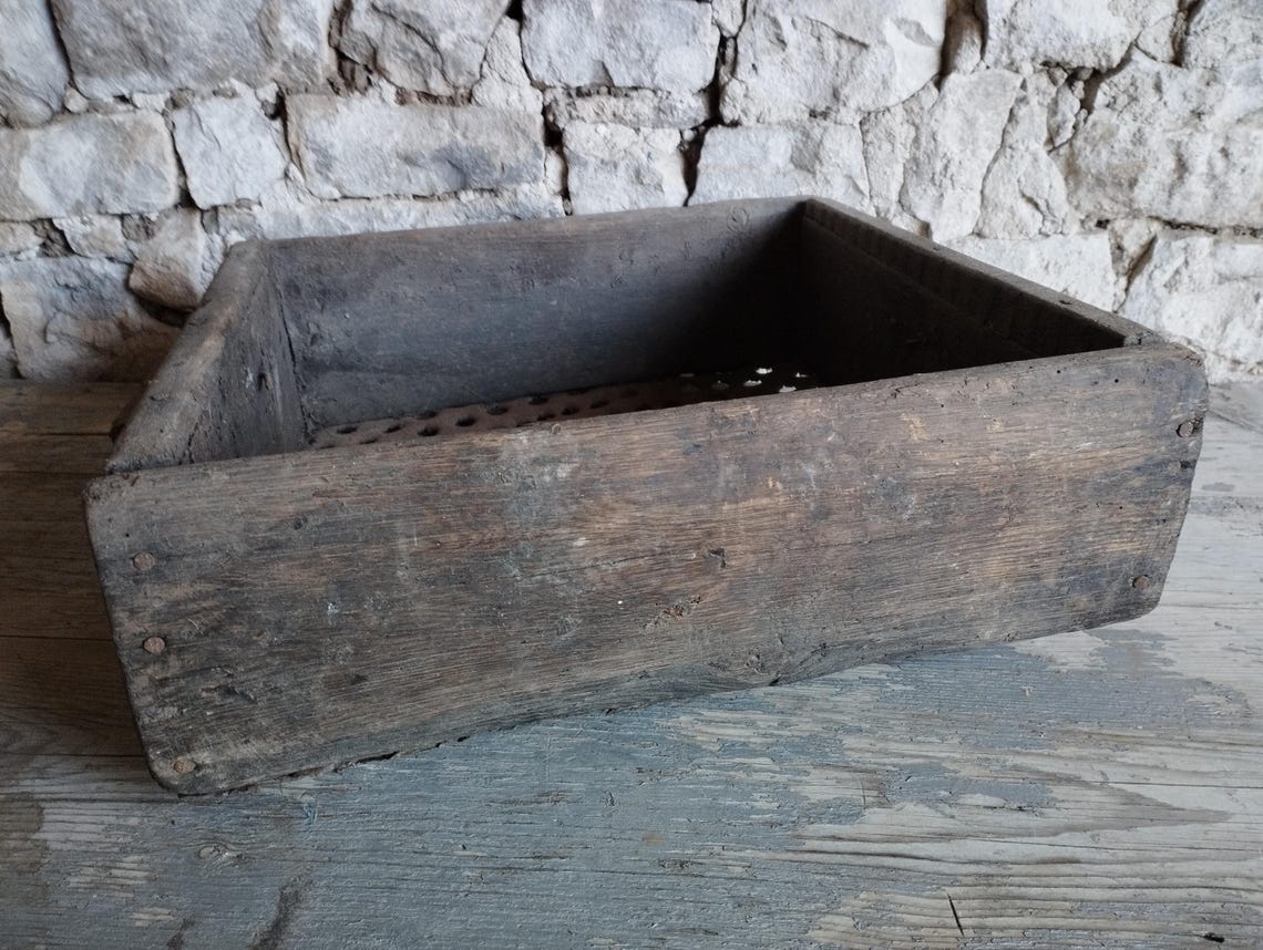 Antique Wooden Sieve Primitive Sifter Rustic Strainer Old Sieve. - Etsy