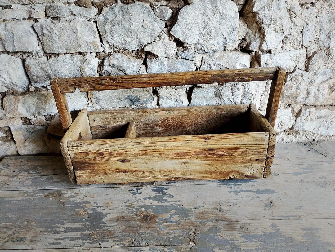 Antique Primitive Old Tool Chest of 19th. - Etsy