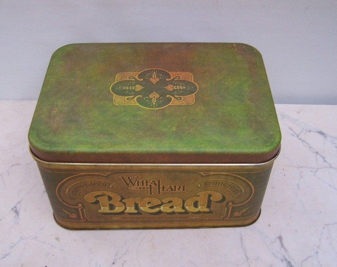 Wheat Heart Bread Box - Etsy