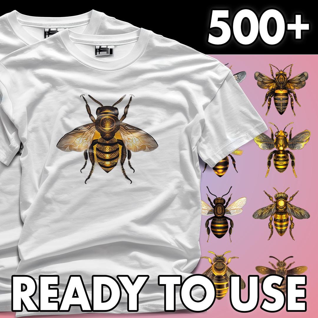 500+ PNG Bee Pack - Etsy