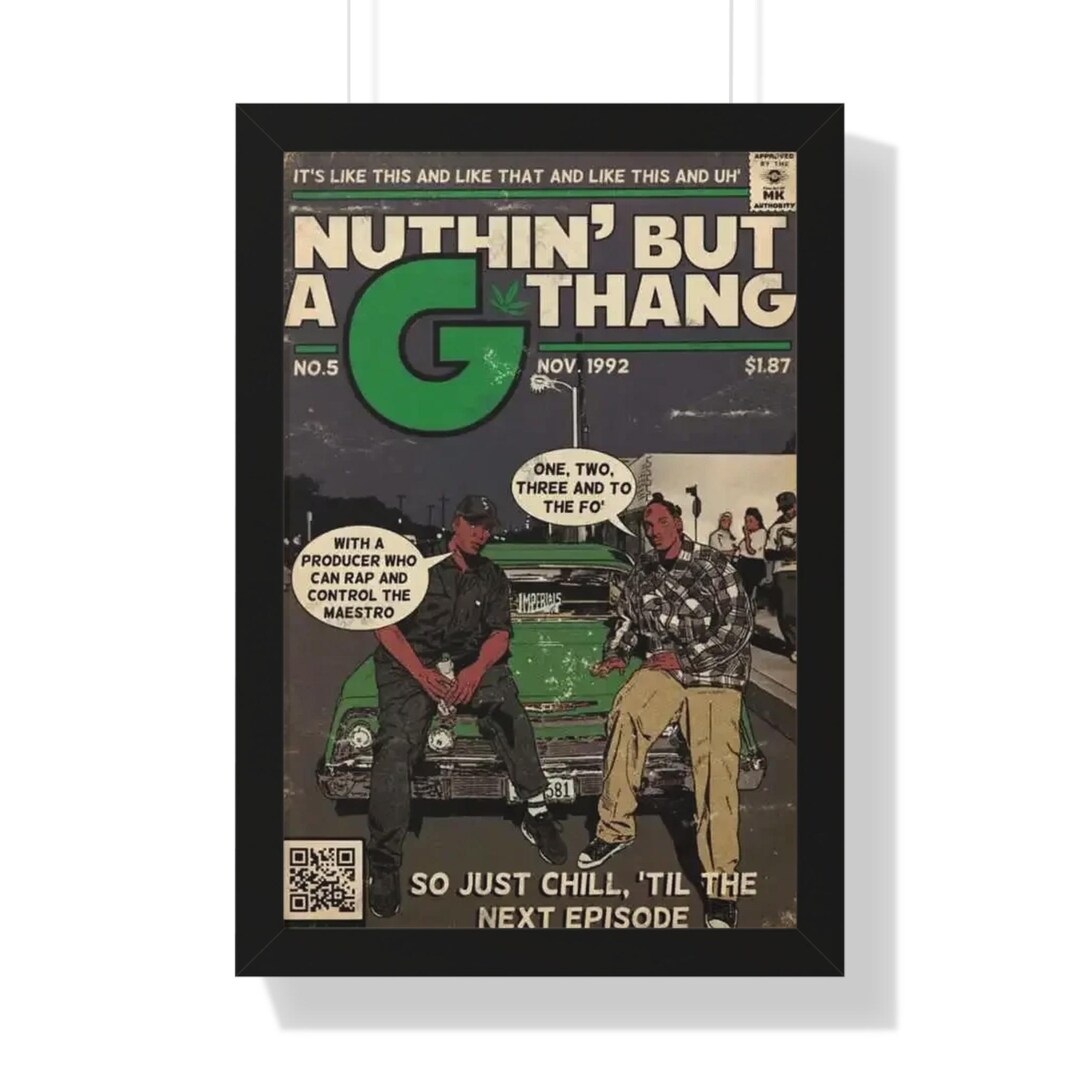 Dr. Dre & Snoop Dogg Comic Book Style Wall Poster - Etsy