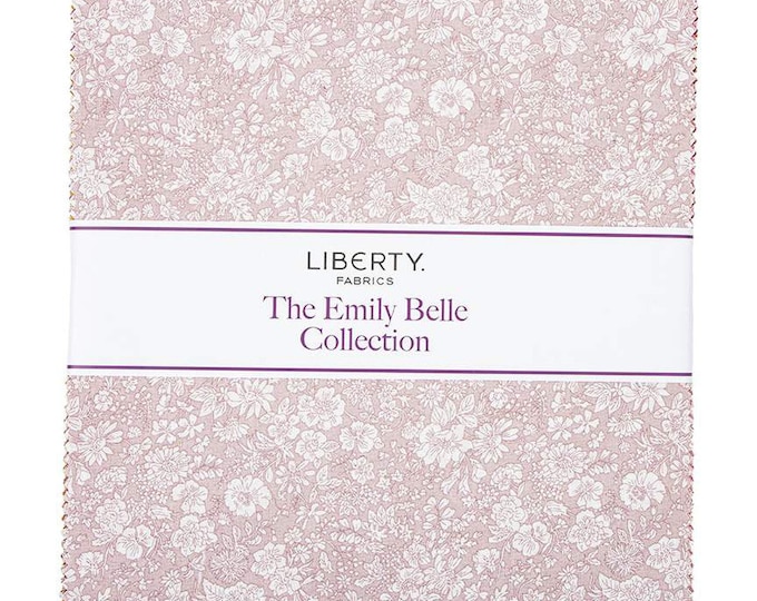 EMILY BELLE LIBERTY Fabric 5" Stacker Charm Pack by Riley Blake - Quilt ...