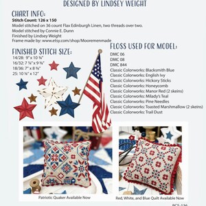 AMERICAN SAMPLER Counted Cross Stitch Pattern by Primrose Cottage ...