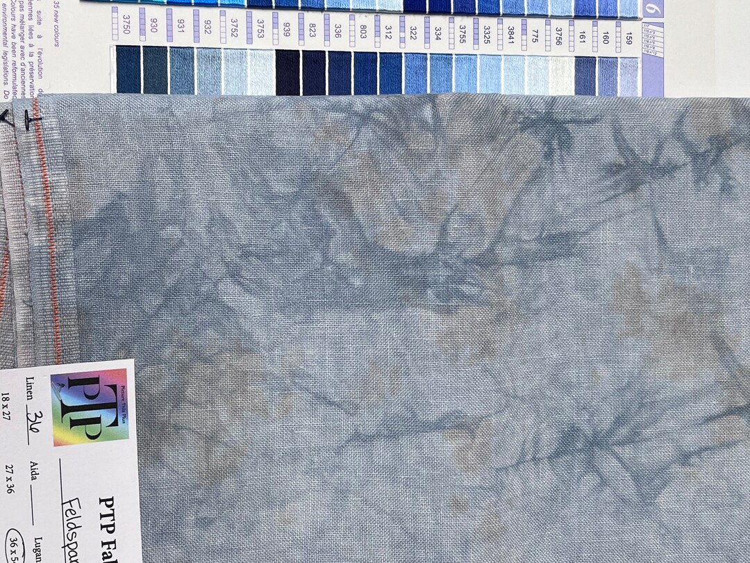 FELDSPAR 32 36 40 Count Premium Cross Stitch Fabric 100% Linen Picture ...