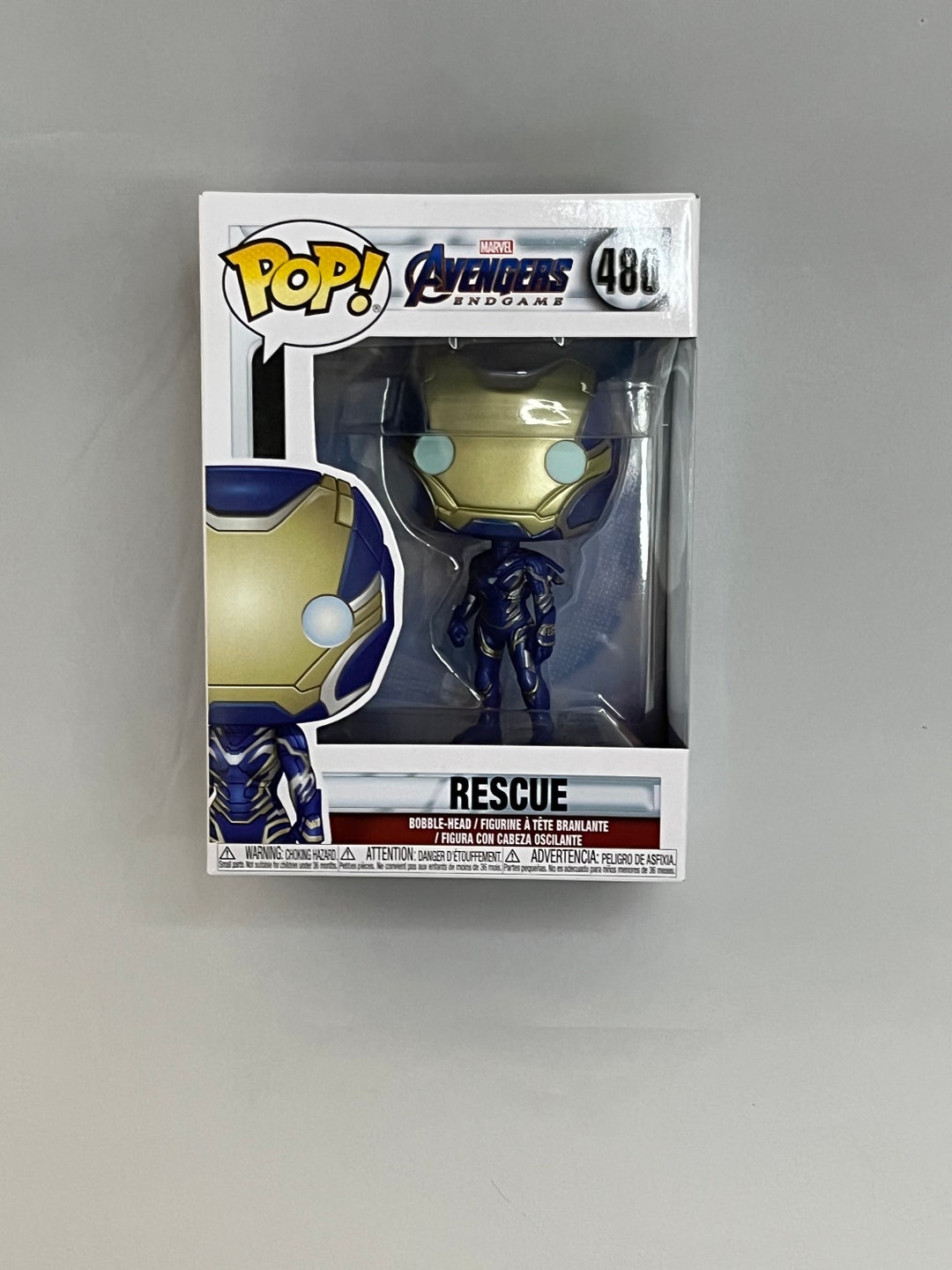 RESCUE Funko Pop AVENGERS END Game Marvel 480 Vinyl Figure Used ...