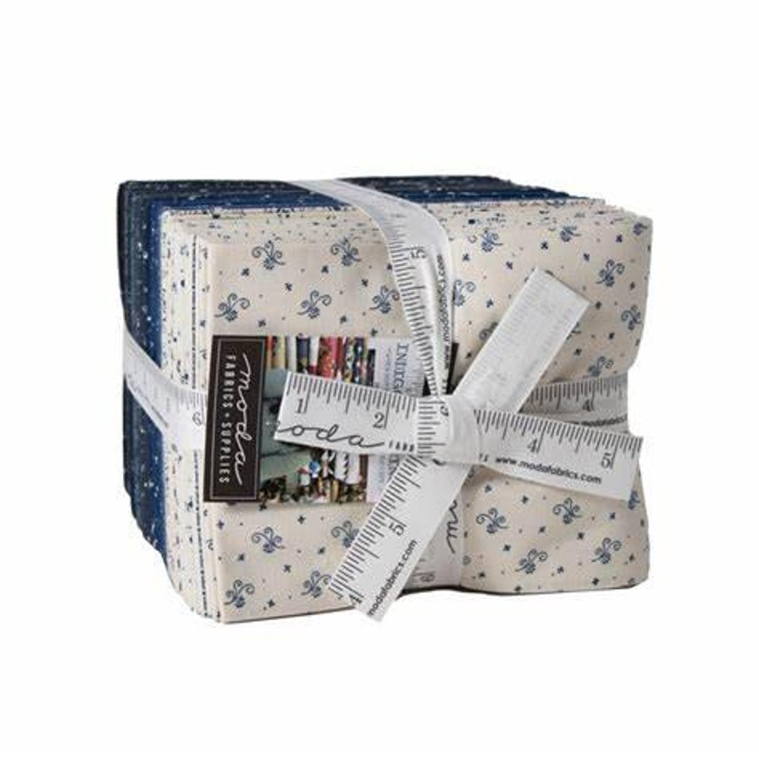 INDIGO GATHERINGS Fat Quarter Bundle by Primitive Gatherings for Moda ...