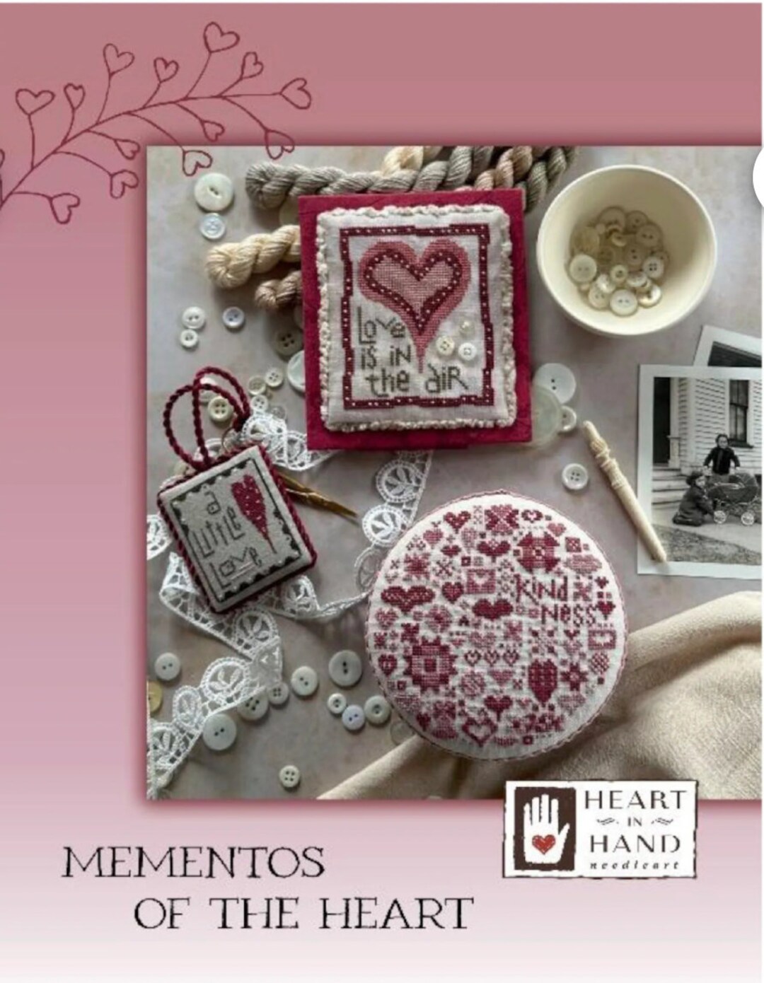 MOMENTOS of the Heart Booklet of Counted Cross Stitch by Heart in Hand ...