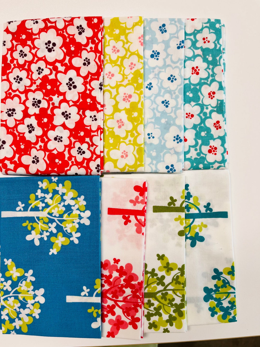 Momo Fat Eighth Scrap Fabric Bundle by Moda Quilt Sewing Fabric Destash ...