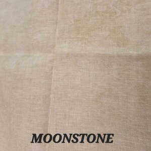 MOONSTONE Premium Hand Dyed Cross Stitch Fabric 100% Linen 28 32 36 40 ...