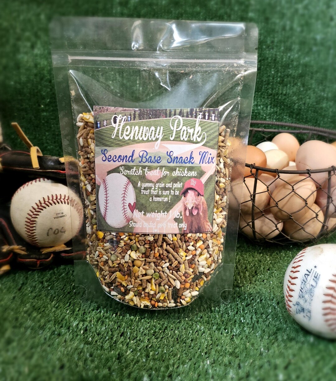 Second Base Snack Mix Treat for Chickens, Scratch Treat for Chickens ...