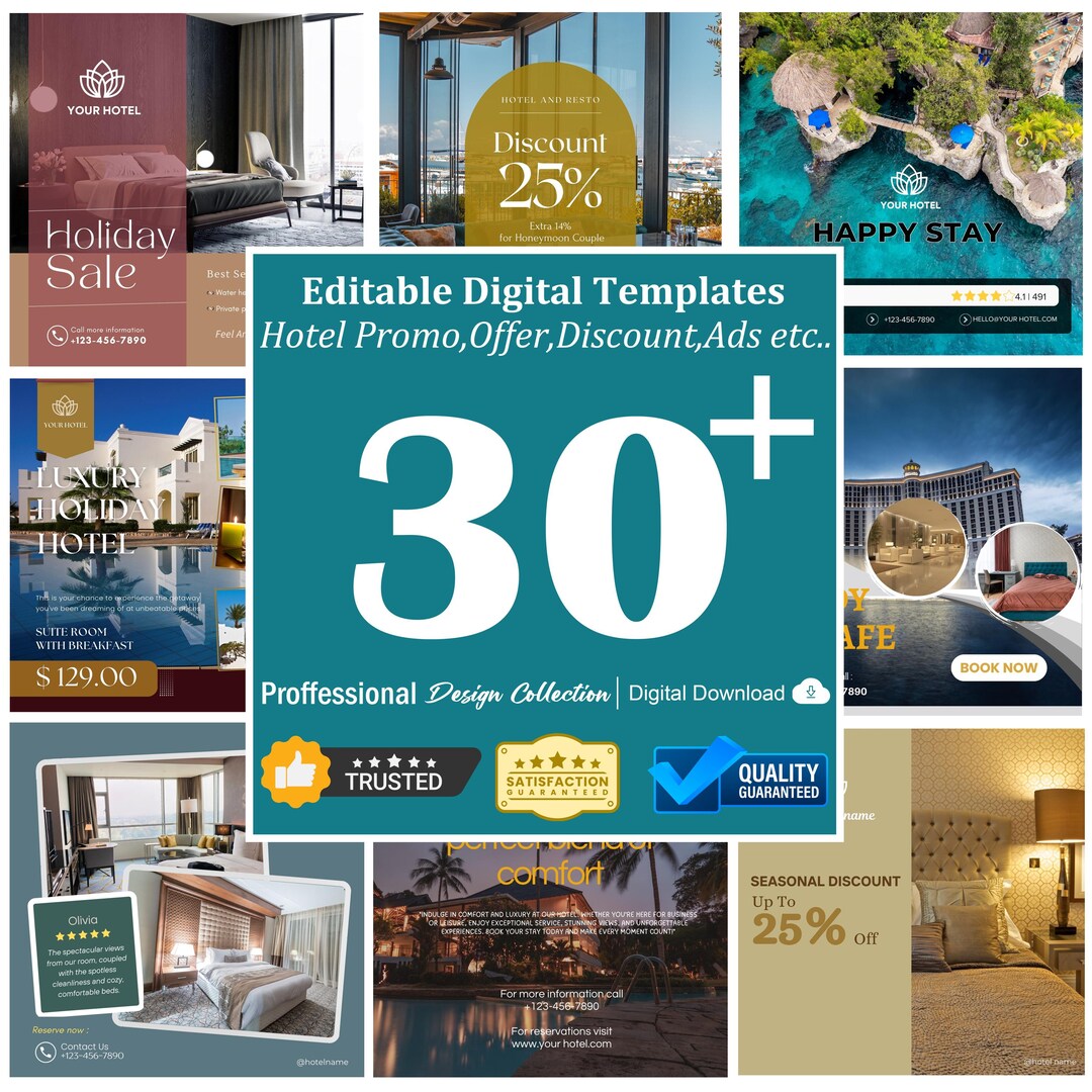 30+ Editable Hotel Promo, Offer Digital Ads Templates | Trending ...