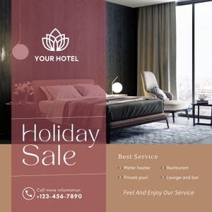 30+ Editable Hotel Promo, Offer Digital Ads Templates | Trending ...