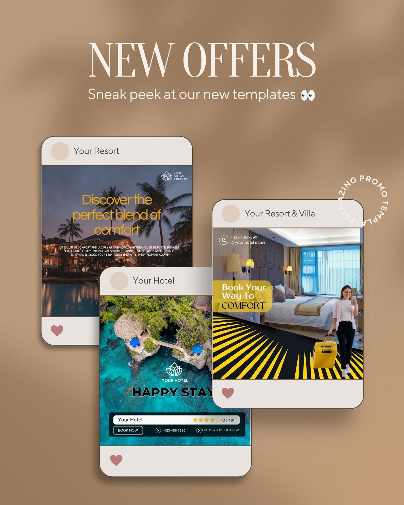 30+ Editable Hotel Promo, Offer Digital Ads Templates | Trending ...